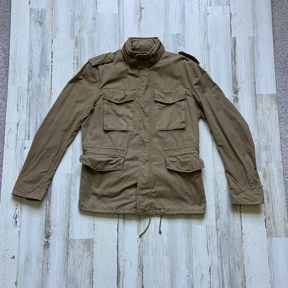 H&M | Jackets & Coats | Hm Mens Size Medium Cargo Jacket Logg Utility ...
